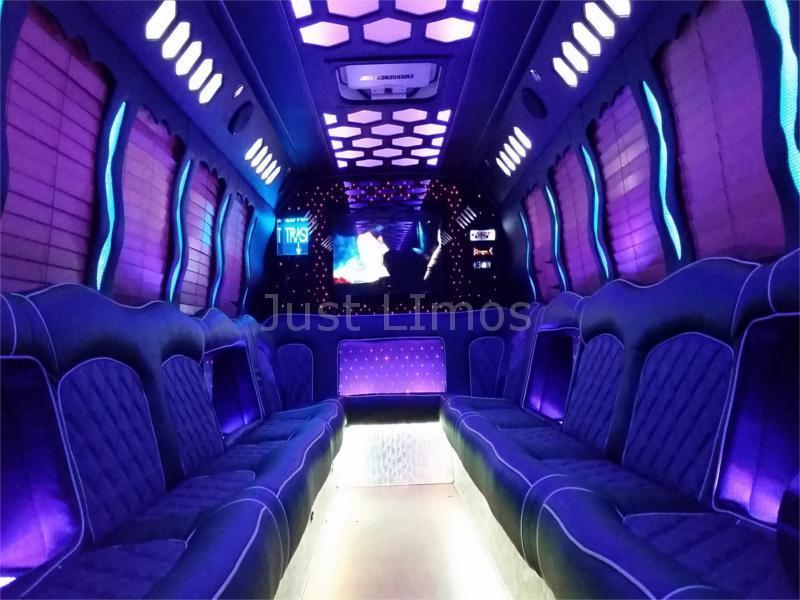 Party Bus Baltimore, Limo Rental Baltimore - Raven Party Bus
